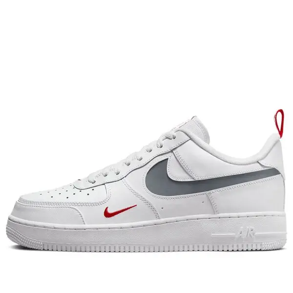 Nike Force 1 Low "cut Out Swoosh - White/red