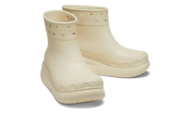 CROCS Classic Crush Boot - Bone