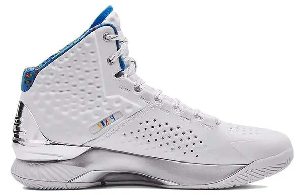 Under Armour Curry 1 'splash Party' Basketball Sneakers - White/blue
