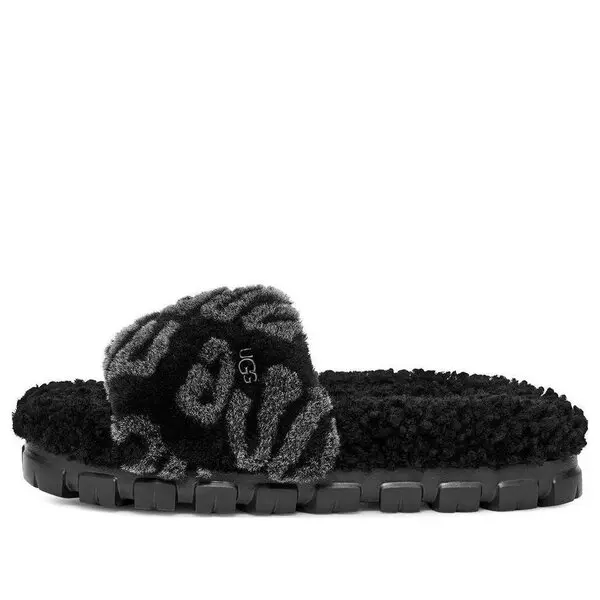UGG Logo Slides - Black