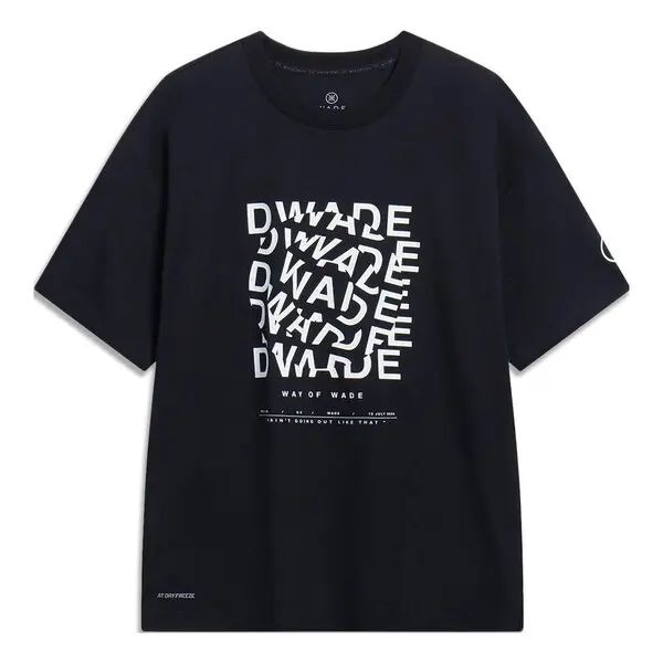 LI-NING Way Of Wade Short Sleeve T-shirt - Black