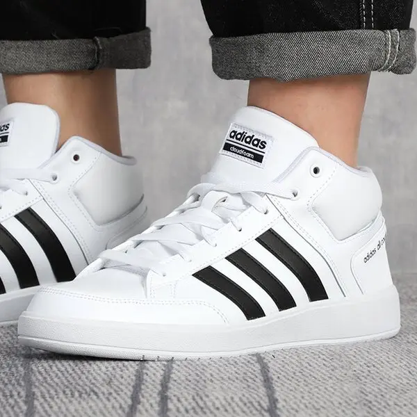 Adidas All Court Mid Top Sneakers - White/black