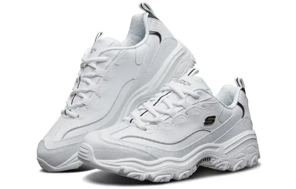 Sketchers D'lites Athletic Sneakers - White