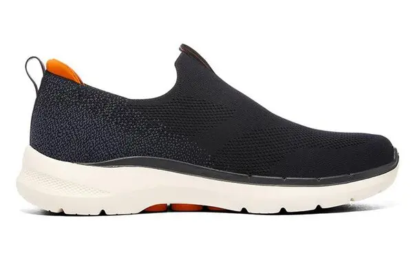 Sketchers Go Walk 6 Slip On Athletic Shoes - Navy/orange