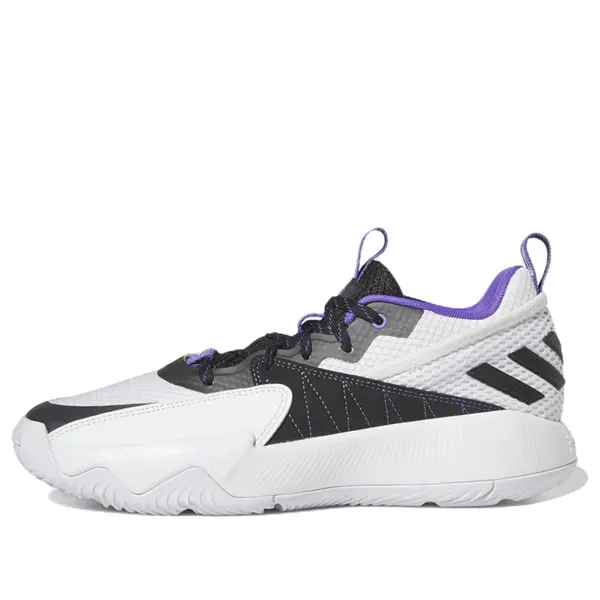 Adidas Dame Extply 2.0 Athletic Shoes - Cloud White/core Black/purple Rush