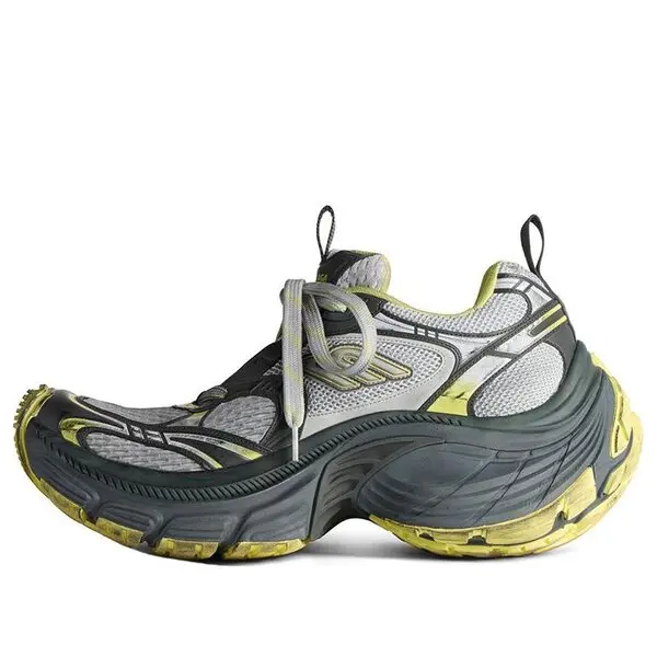 Balenciaga 10xl Sneaker - Grey/yellow