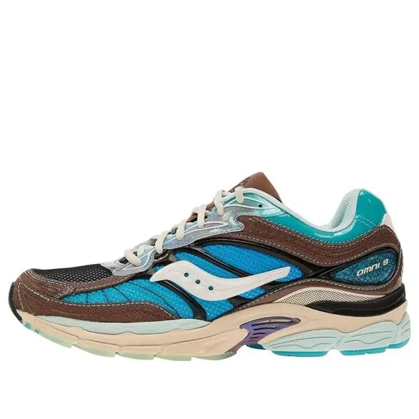 Saucony X Footpatrol Pro Grid Omni Sneakers - Blue/brown
