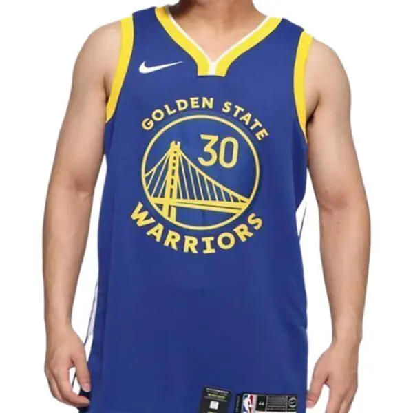 Nike Golden State Warriors Stephen Curry Icon Edition Jersey - Blue