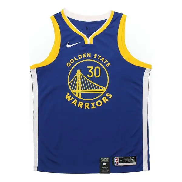 Nike Golden State Warriors Stephen Curry Icon Edition Jersey - Blue