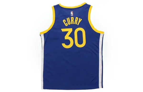 Nike Golden State Warriors Stephen Curry Icon Edition Jersey - Blue