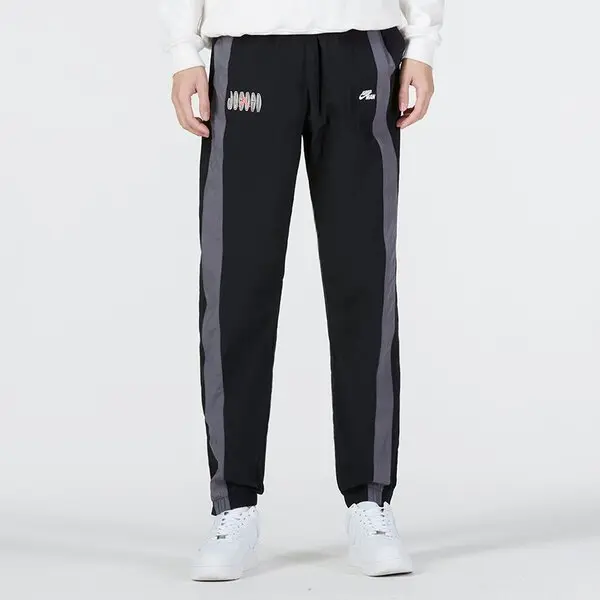 Nike Logo Casual Pants 'black