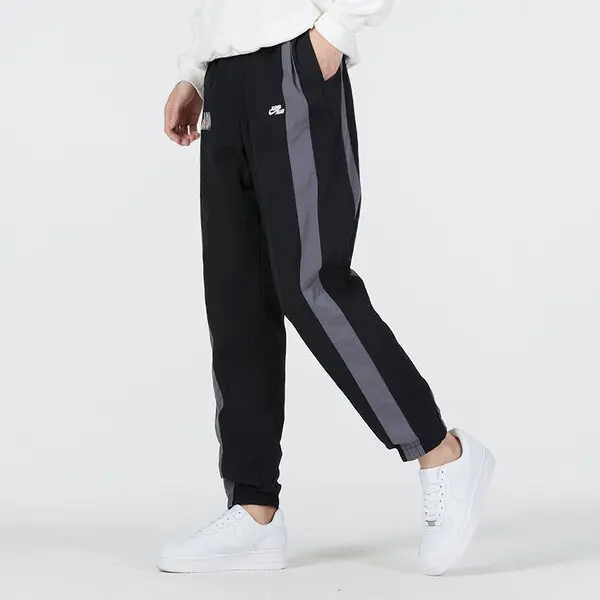Nike Logo Casual Pants 'black