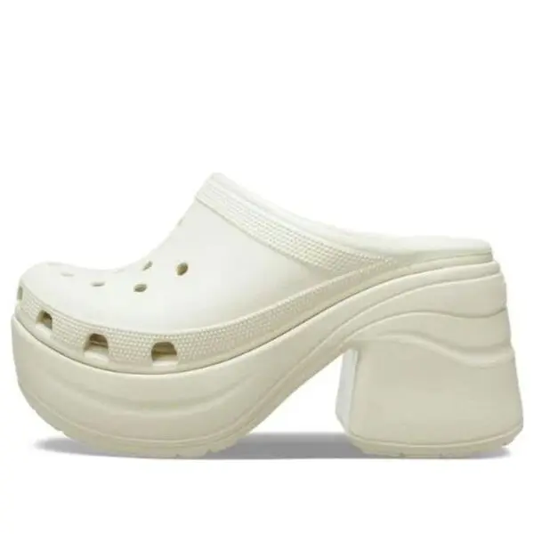CROCS Siren Clog High Heel - Bone