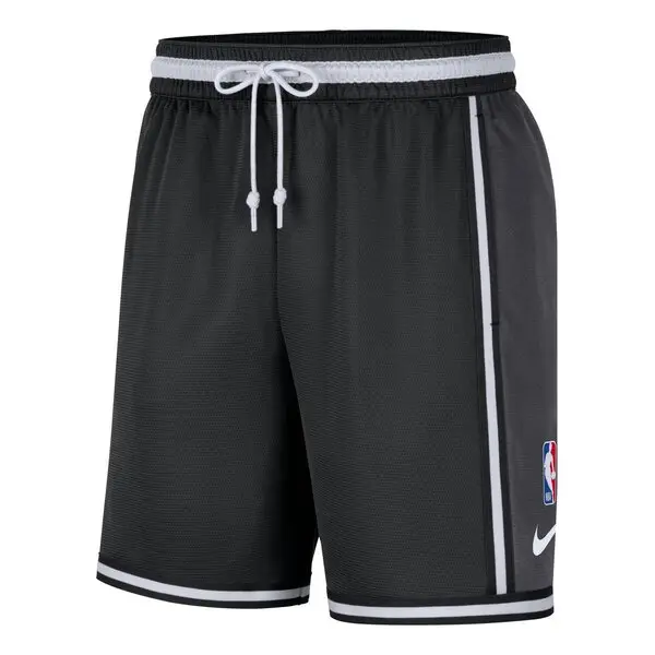 Nike X Nba Brooklyn Dri-fit Basketball Shorts - Black/multi-color