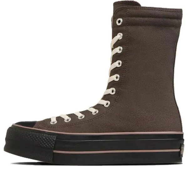 CONVERSE Chuck Taylor All Star Lifted Knee-high Sneakers - Brown/black