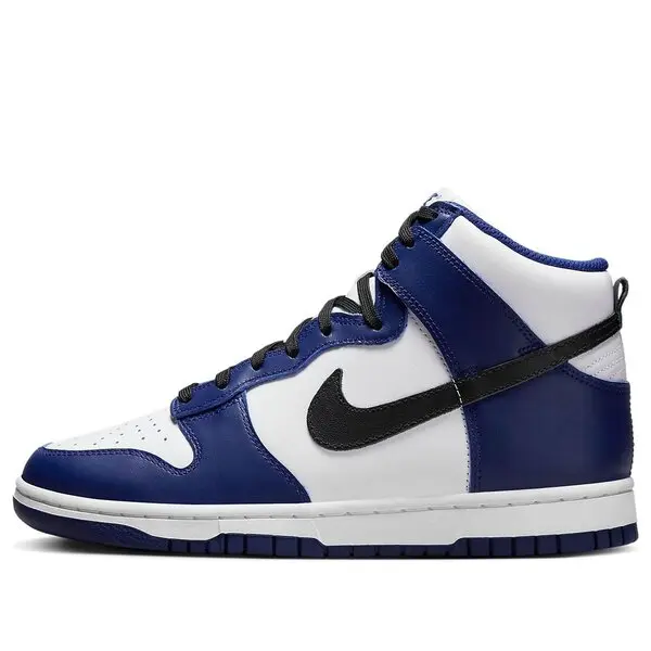 Nike Dunk High Sneakers - White/blue