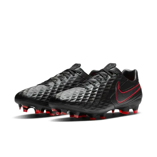 Nike Tiempo Legend Pro Fg Athletic Sneakers - Black/red