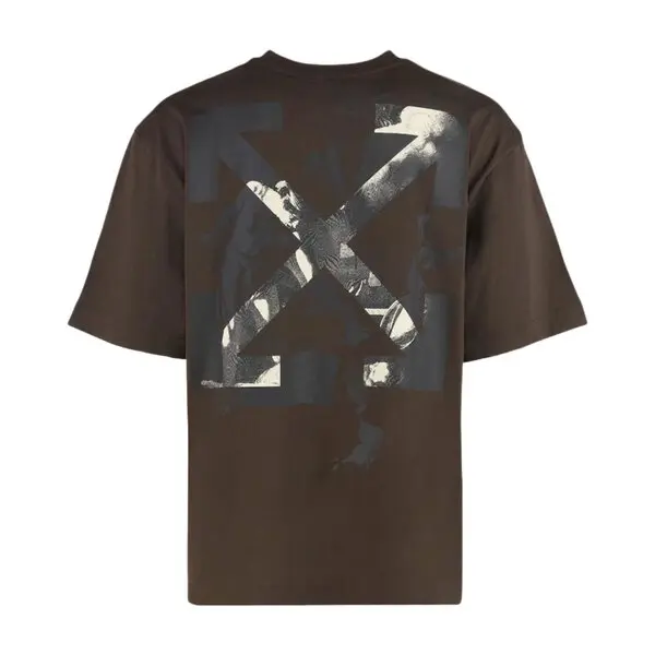 Off-White Martyrdom Arrow Skate Short Sleeve T-shirt - Brown