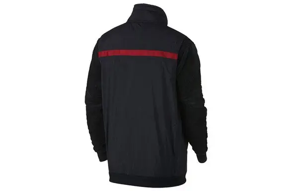 JORDAN Air Sports Pullover Fleece Lined Jacket - Black