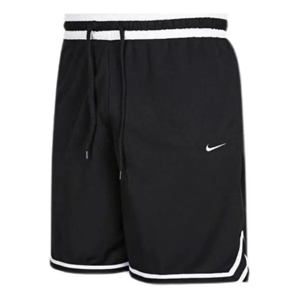 Nike Contrasting Colors Line Detail Lacing Straight Shorts Black - Multi-color