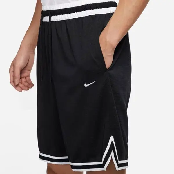 Nike Contrasting Colors Line Detail Lacing Straight Shorts