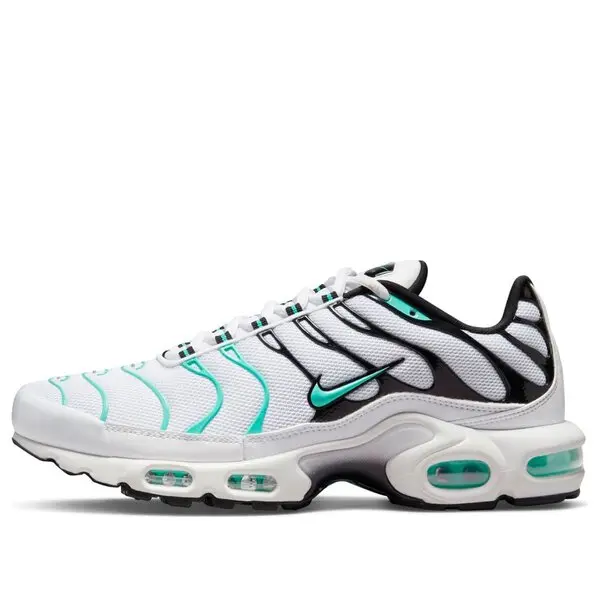 Nike Max Plus "white Hyper Jade" Sneakers - White/blue/black