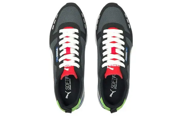 PUMA R78 "castlerock" Sneakers - Black/green/red