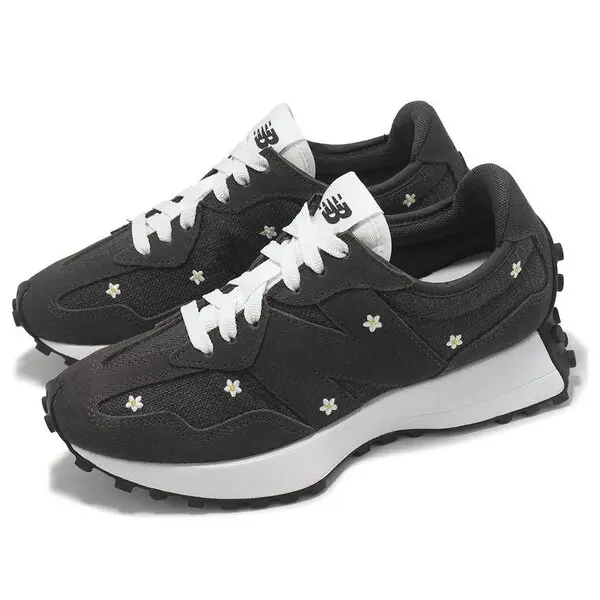 NEW BALANCE 327 "flowers Black" Sneakers - Black/white