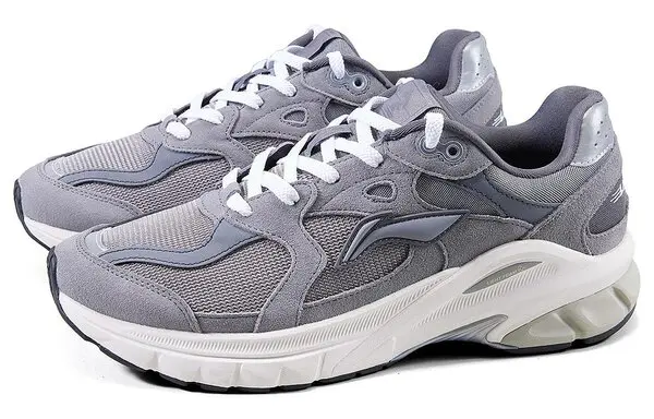 LI-NING Furious Rider Runner Sneakers - Grey/white