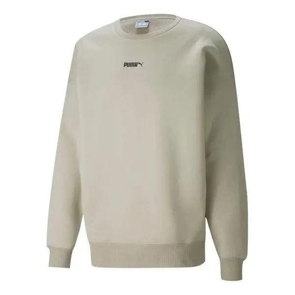 PUMA Small Logo Crew Neck Sweatshirt - Grey