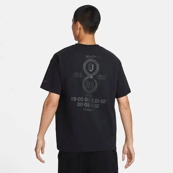 Nike Kobe Bryant Short Sleeves Tee 'mamba Mentality - Black