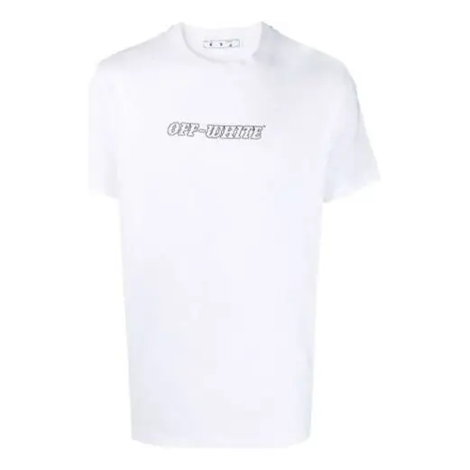 Off-White Short Sleeve Graphic T-shirt - White
