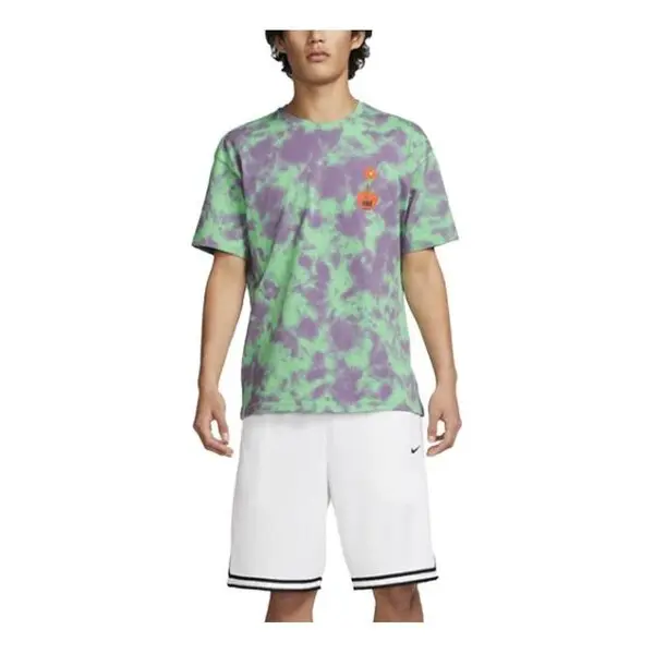 Nike Max90 Just Do It Basketball T-shirt 'green Purple