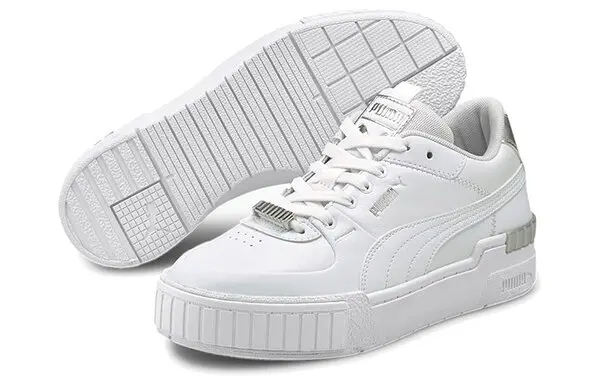 PUMA Cali Sport Metallic Sneakers - White
