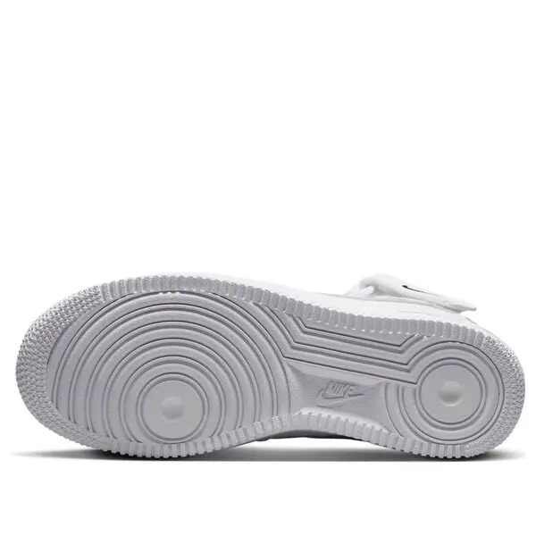 Nike Force 1 '07 Mid "snakeskin Swoosh" Sneakers - White/black/sanddrift