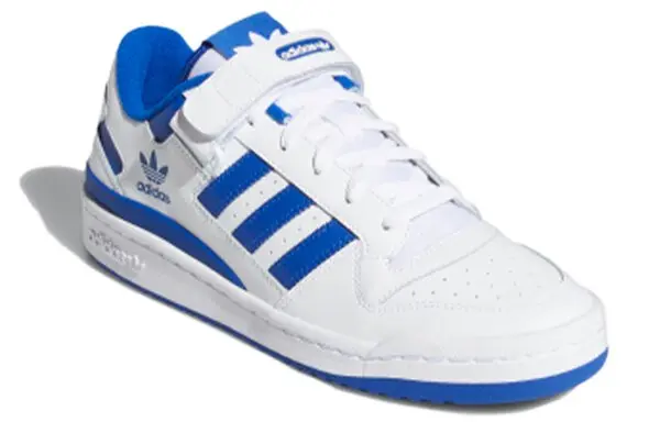 Adidas Forum Low Sneakers - Cloud White/royal Blue