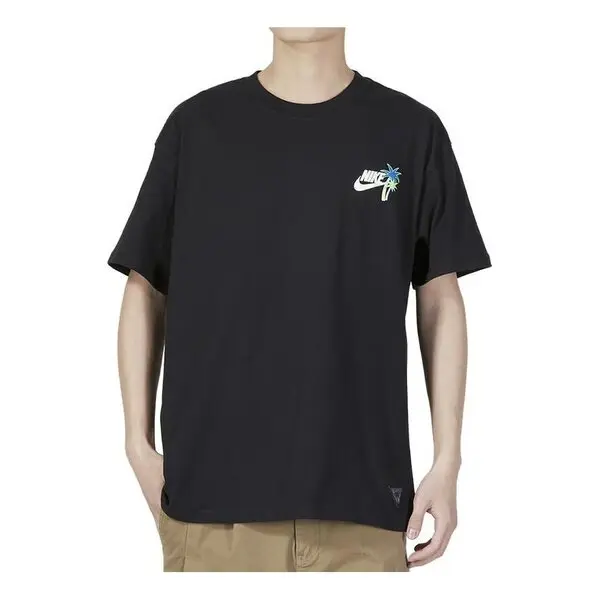 Nike Logo Sunshine T-shirt 'black - Black/multi-color