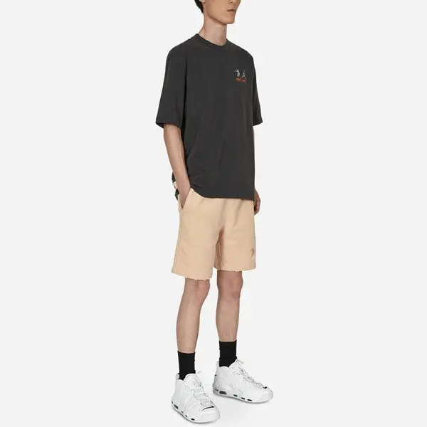 JORDAN X Union Crossover Solid Color Breathable Logo Round Neck Short Sleeve Us Edition Black - Default Color