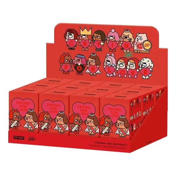POP MART Crybaby Crying For Love Figures Sealed Case - Multi-color