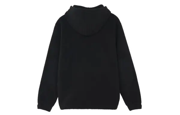 PUMA Lambswool Zip-up Hooded Jacket - Black