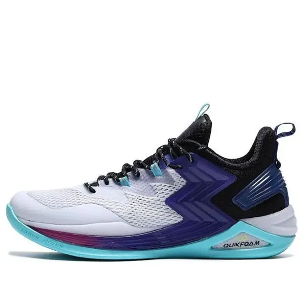 361 DEGREES Basketball Sneakers - White/navy/black