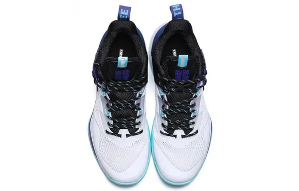 361 DEGREES Basketball Sneakers - White/navy/black