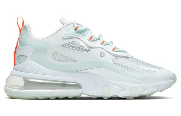 Nike Max 270 React Se Athletic Sneakers - White/orangered/light