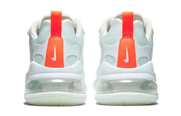 Nike Max 270 React Se Athletic Sneakers - White/orangered/light