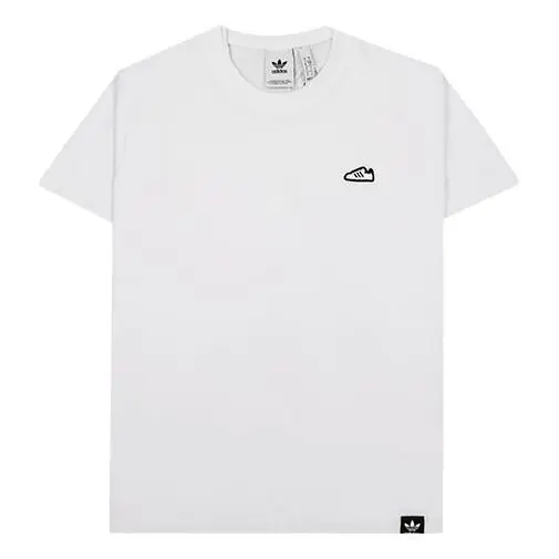 Adidas Originals Sst Embroidered Short Sleeve - White