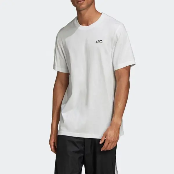 Adidas Originals Sst Embroidered Short Sleeve - White