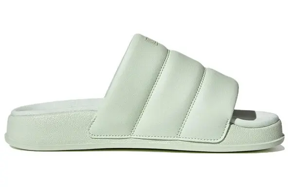 Adidas Adilette Essential Slide - Linen Green