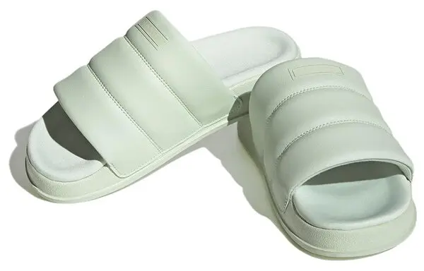 Adidas Adilette Essential Slide - Linen Green
