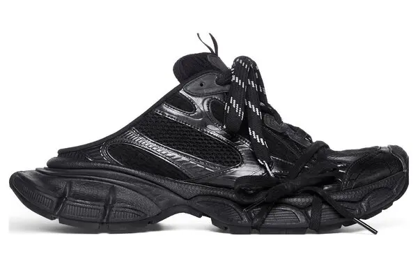 Balenciaga 3xl Mules Mesh And Polyurethane - Black