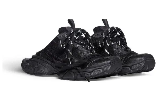 Balenciaga 3xl Mules Mesh And Polyurethane - Black